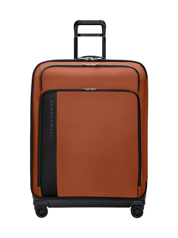 Briggs & Riley Large Expandable Spinner Suitcase - Orange