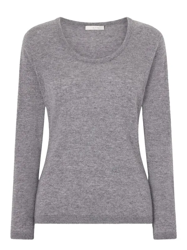 THE ROW Nezana Cashmere Sweater - Gray