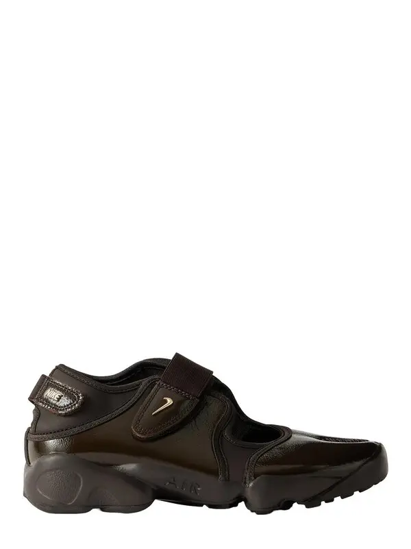 Nike Rift Patent Leather Split-toe Sneakers - Brown