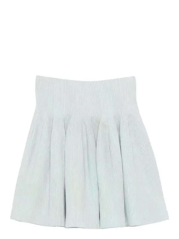 CFCL Hypha Glitter Pleated Mini Skirt - Blue