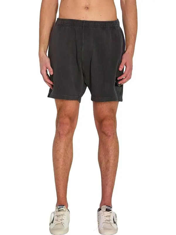 Stone Island Logo Patch Shorts - Grey