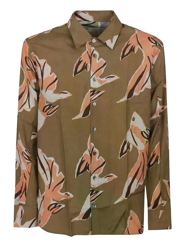 Paul Smith Printed Shirt - Brown