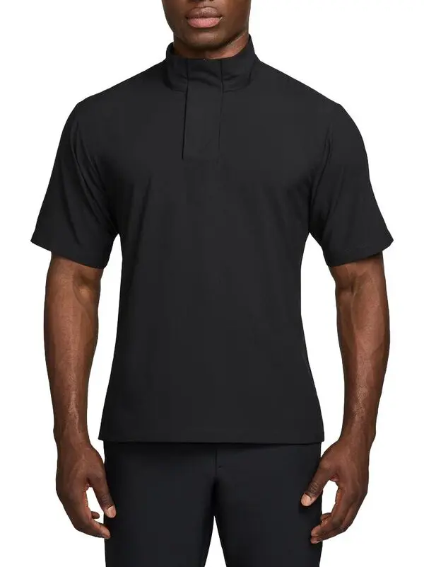 Nike Dri-fit Short Sleeve Windrunner Shirt - Black