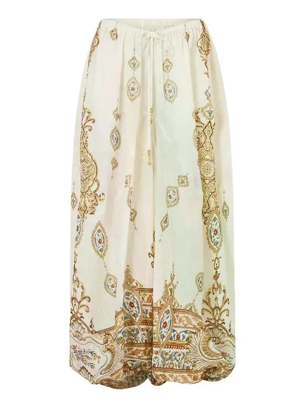 Camilla Ottoman Dynasty Trousers - Neutrals
