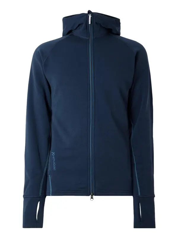 HOUDINI SPORTSWEAR Jersey Hooded Ski Jacket - Blue