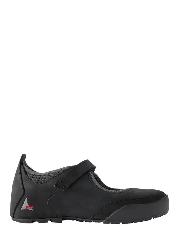 ROA Loie Nubuck Sneakers - Black