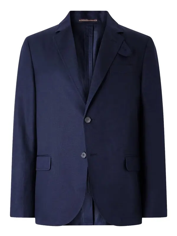 SLOWEAR Woven Suit Jacket - Blue
