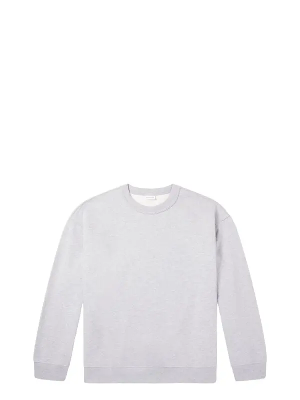 Dries Van Noten Cotton-jersey Sweatshirt - Gray