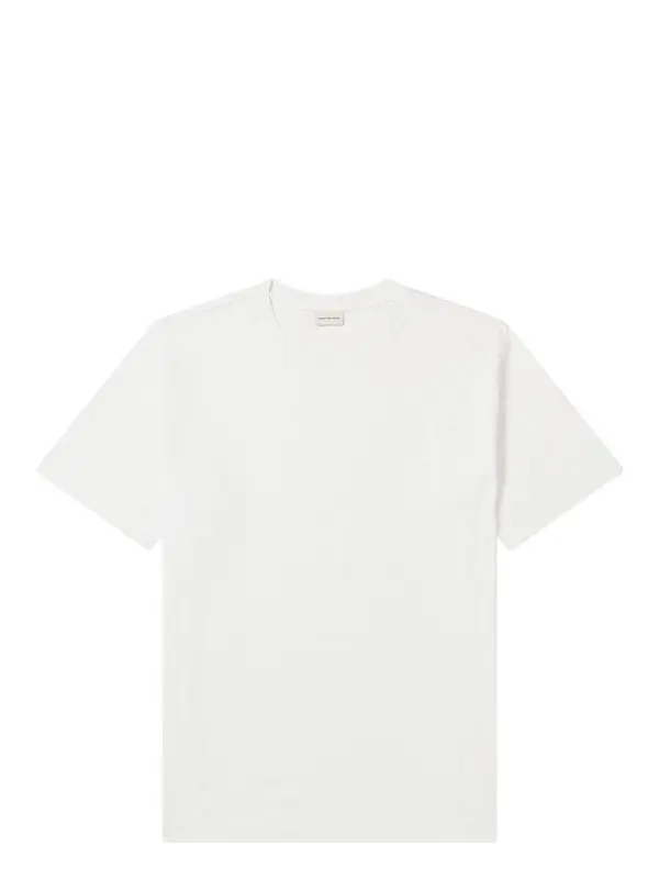 Dries Van Noten Cotton-jersey T-shirt - White