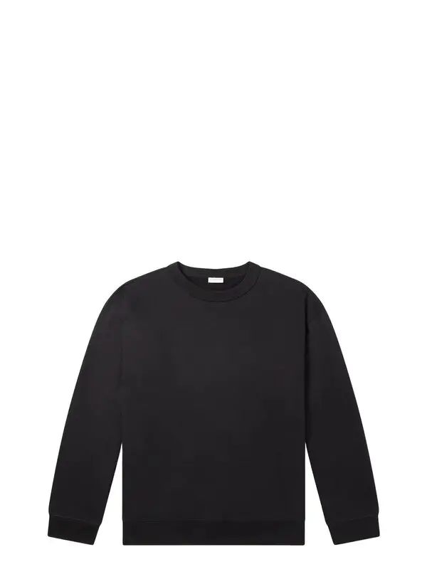 Dries Van Noten Cotton-jersey Sweatshirt - Black