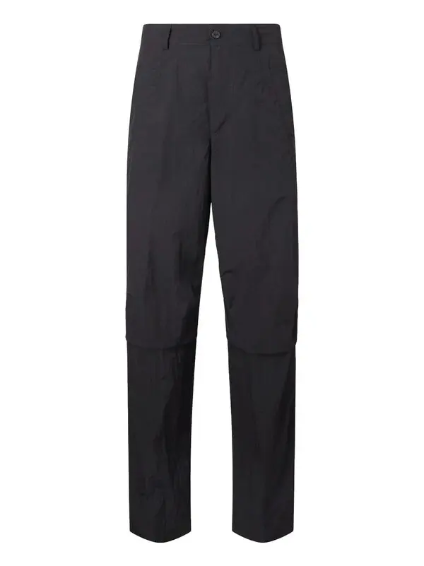 Dries Van Noten Straight-leg Shell Trousers - Black
