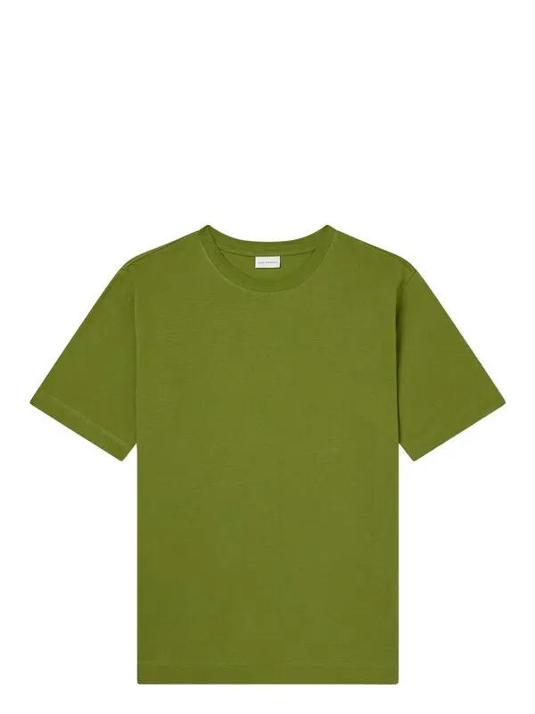 Dries Van Noten Cotton-jersey T-shirt - Green