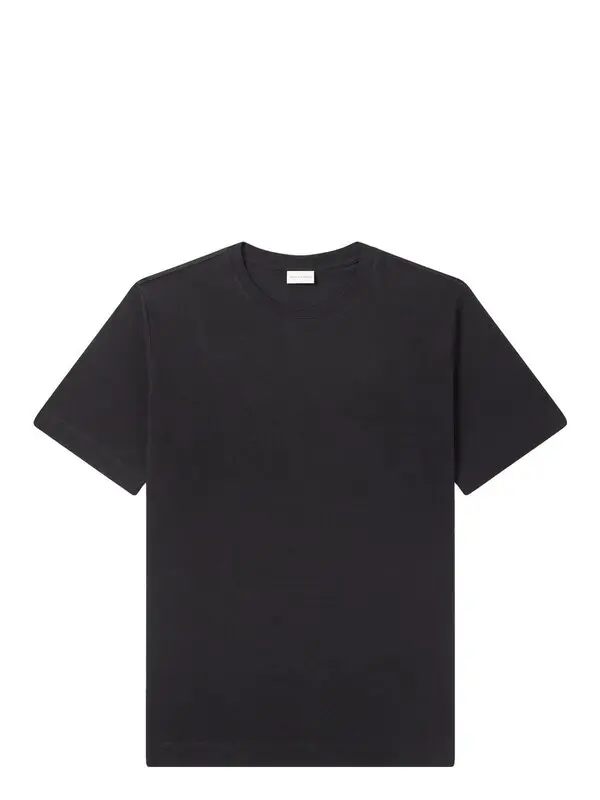 Dries Van Noten Cotton-jersey T-shirt - Black