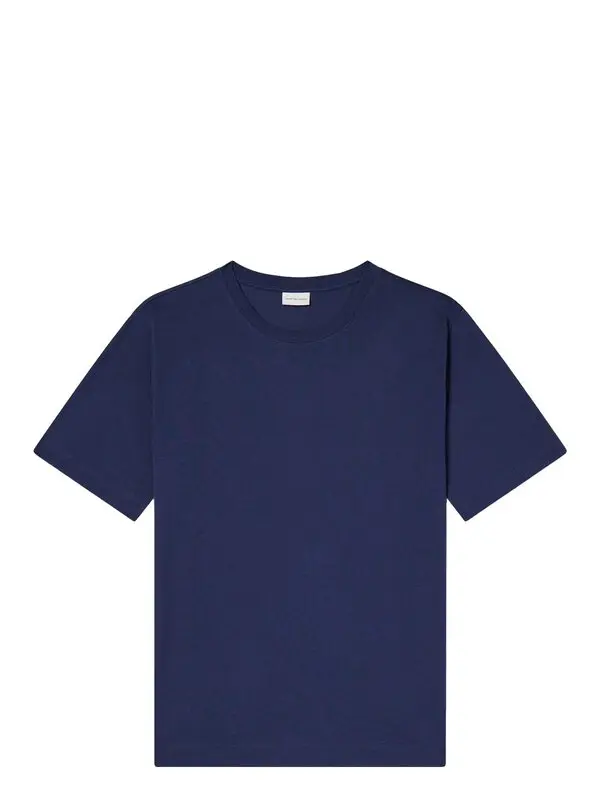 Dries Van Noten Cotton-jersey T-shirt - Blue