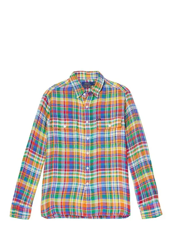 Polo Ralph Lauren Checked Linen Shirt - Multi