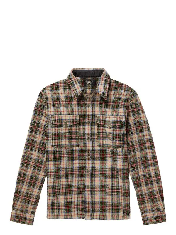 Ralph Lauren Wool-blend Flannel Shirt - Green
