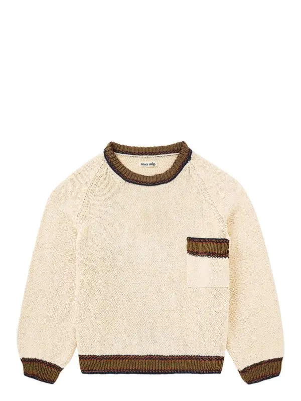 STORY MFG. Organic Cotton Relaxed-fit Sweater - Neutrals