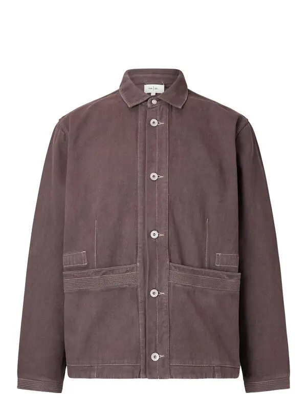 Folk Anniversary Denim Jacket - Brown