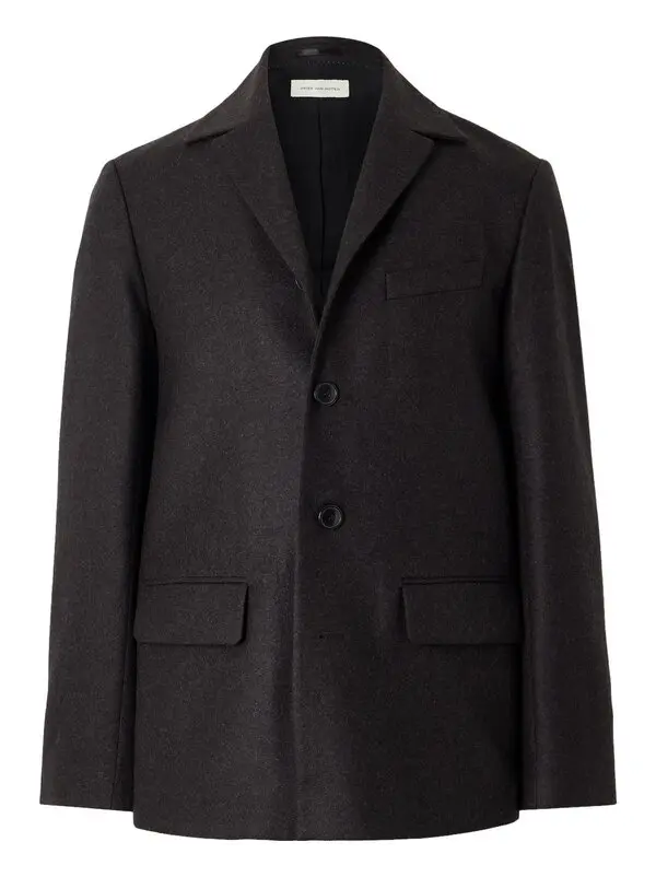 Dries Van Noten Wool Blazer - Brown