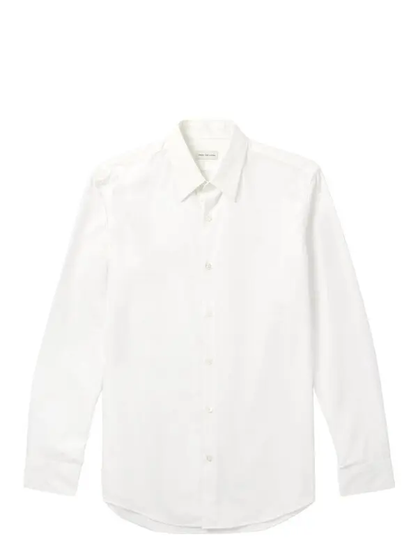 Dries Van Noten Cotton-poplin Shirt - White