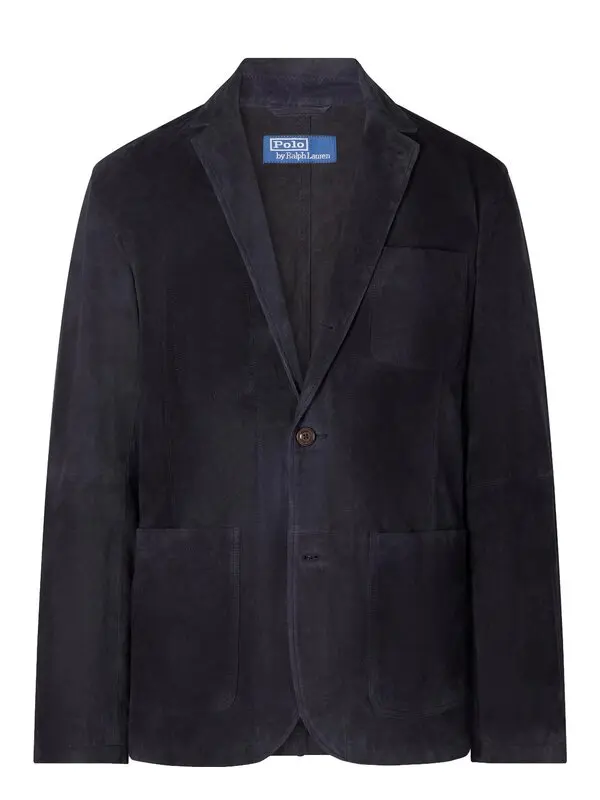 Polo Ralph Lauren Suede Blazer - Blue