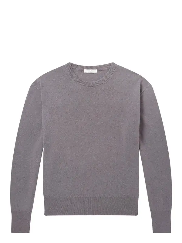 LEMAIRE Wool And Cashmere-blend Sweater - Gray