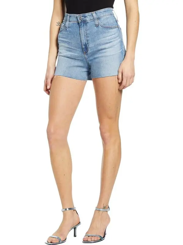 Ag Mikkel High Waist Cutoff Denim Shorts - 20 Years Recove