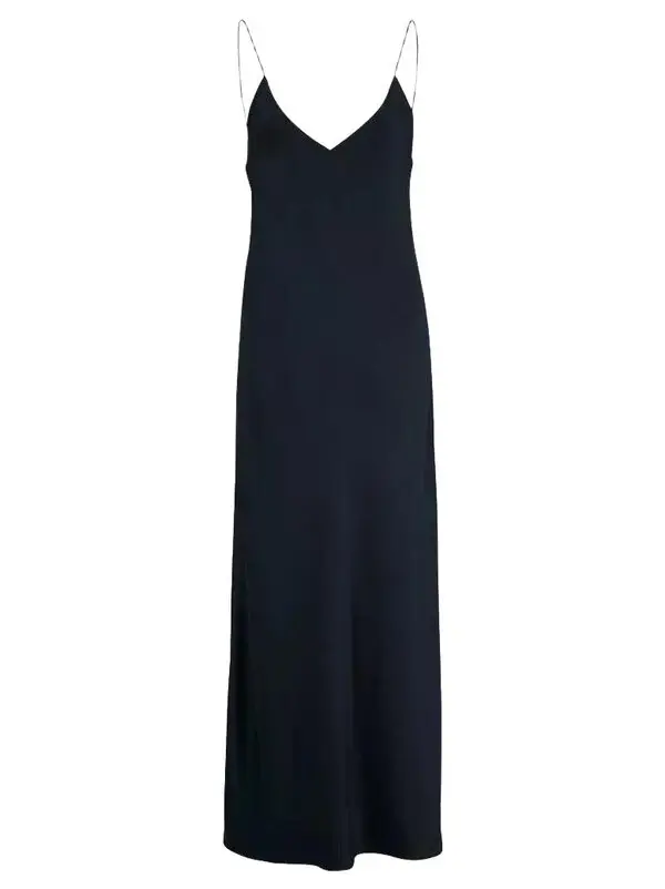 BLAZÉ MILANO V-neck Backless Maxi Dress - Blue
