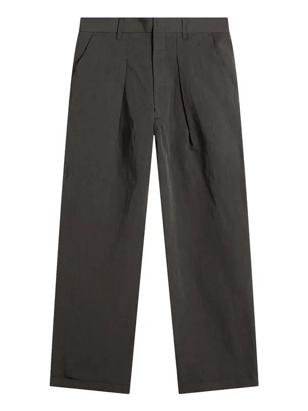 RANRA Fold Tailored Pants - Black Coffee