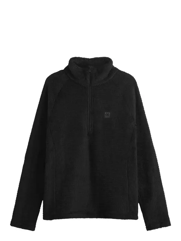 66° NORTH Hrannar Zipneck Fleece - Black