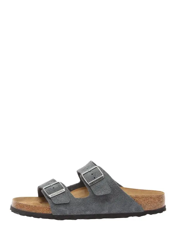 BIRKENSTOCK Arizona Sandals - Charcoal Suede