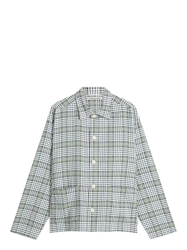You Must Create Cotton Check Pj Overshirt - Multi