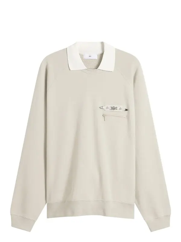 Toga Polo Collar Sweatshirt - Beige