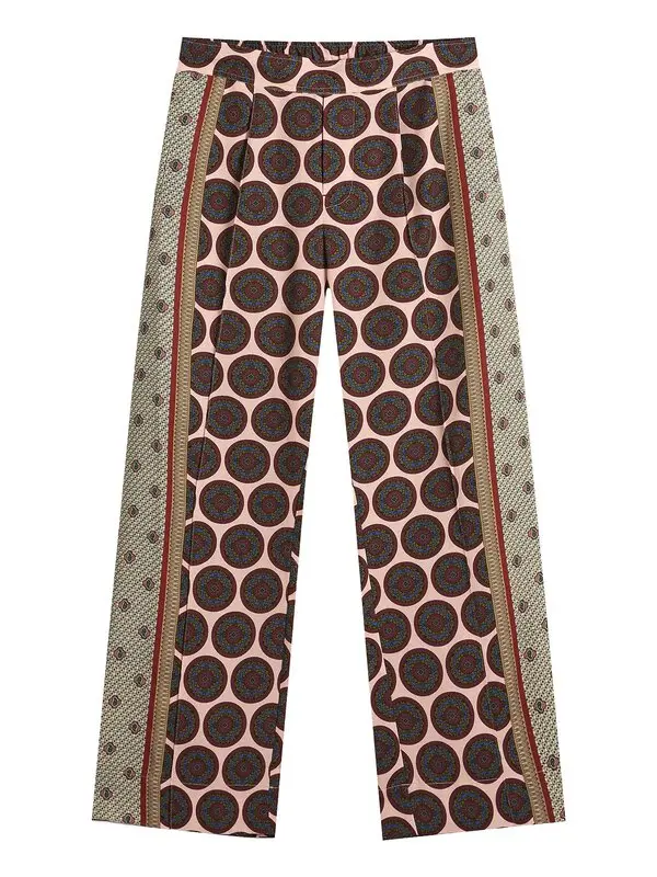 Toga Inner Print Trousers - Light Pink