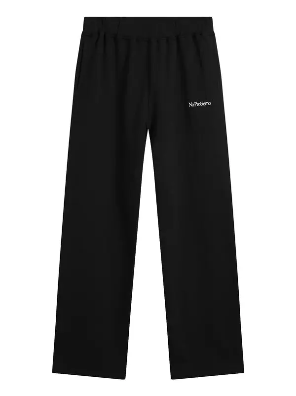 NO PROBLEMO Mini Problemo Straight Sweatpant - Black