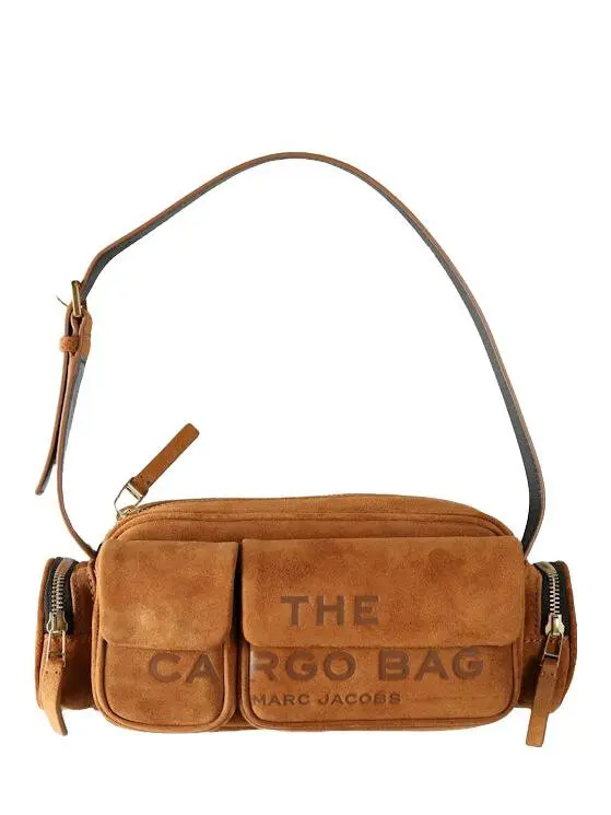 Marc Jacobs The Cargo Suede Shoulder Bag - Copper