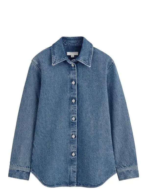 Cos Classic Denim Shirt - Blue
