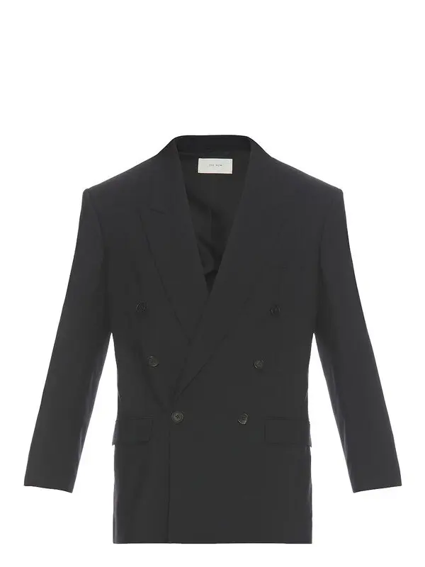THE ROW Mazzy Jacket - Black