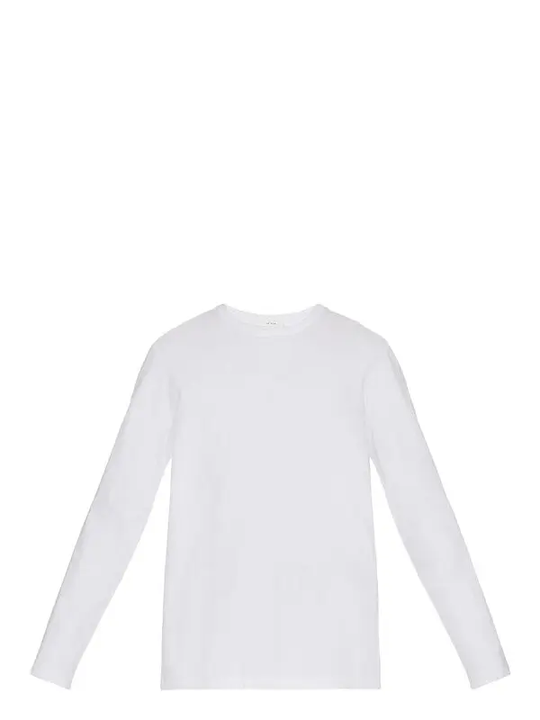 THE ROW Leon Long Sleeve T-shirt - White