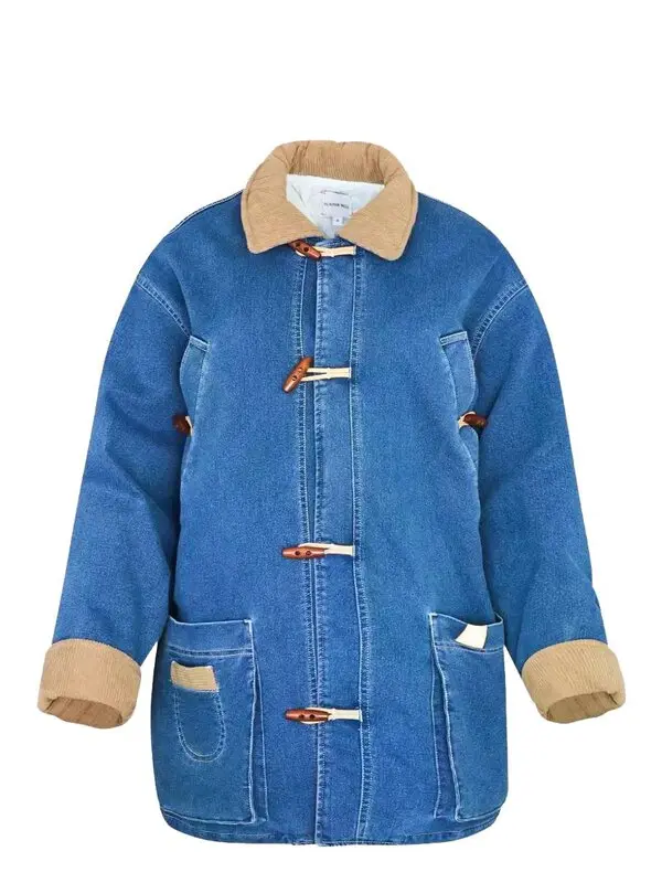 Hunter Bell Barn Toggle Corduroy Jacket - Blue