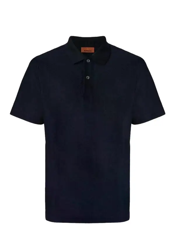 Missoni Chevron Polo Shirt - Blue