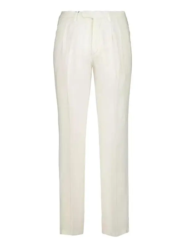 Boglioli Linen Trousers - Neutrals