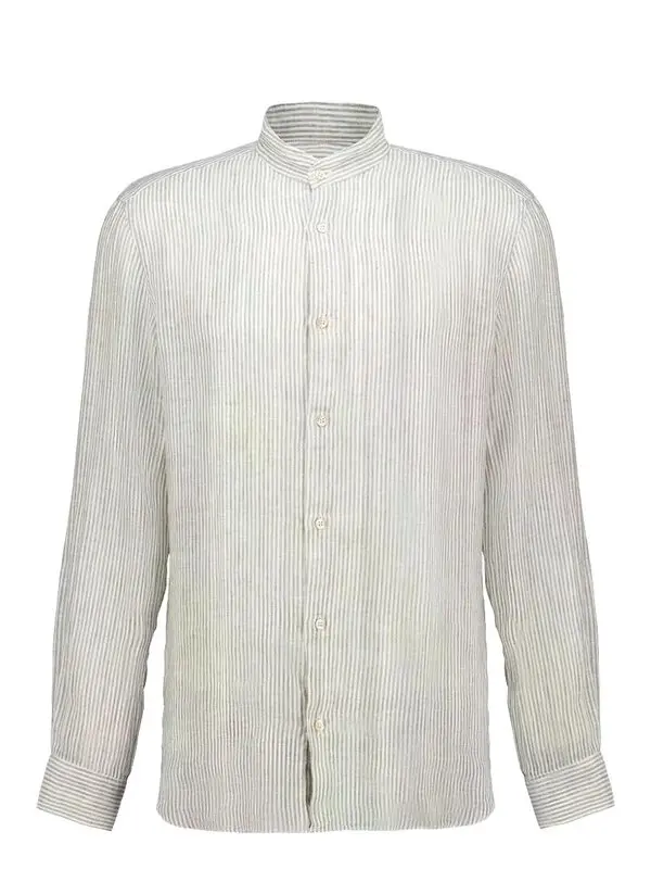 Boglioli Striped Long-sleeve Shirt - White