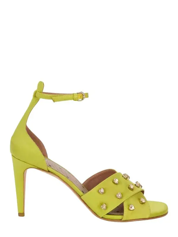 Red Valentino Embellished Strap Sandals - Green
