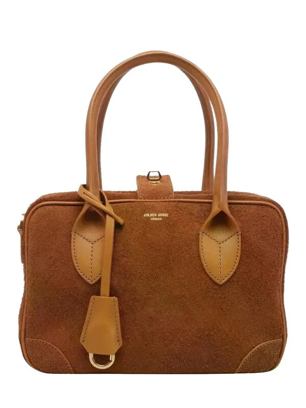 GOLDEN GOOSE Vita Leather Tote Bag - Brown