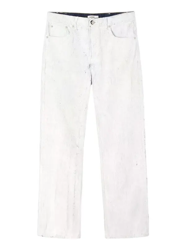 Sandro Five-pocket Crackle Jeans - White