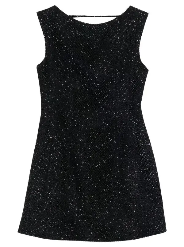 Maje Sleeveless A-line Dress - Black