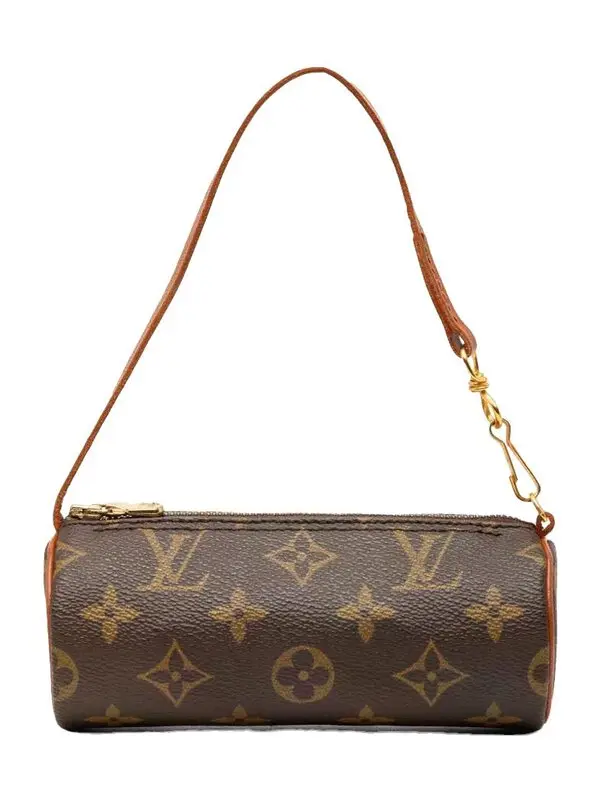 LOUIS VUITTON 1990-2010 Monogram Papillon Pochette - Brown