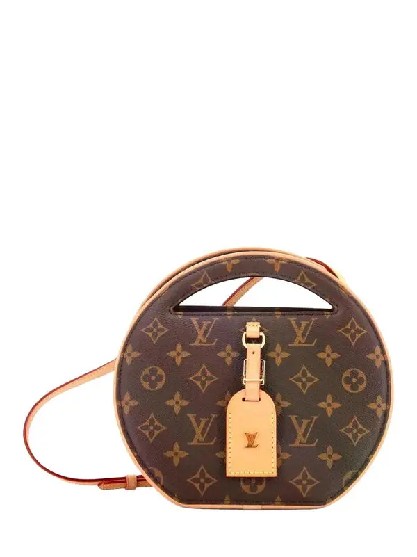 LOUIS VUITTON Around Me Bag Reverse Monogram Canvas Pm Satchel - Brown