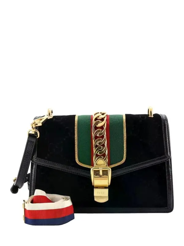 Gucci Sylvie Small Crossbody Bag - Black